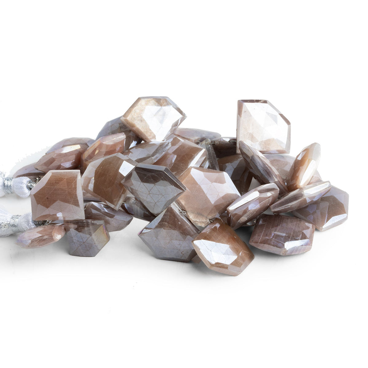 23x18mm Mystic Multi Moonstone Faceted Pentagons 8 inch 30 beads – The ...