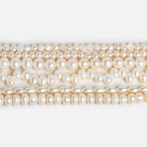 White Bliss Pearls - Lot of 7 – The Bead Traders