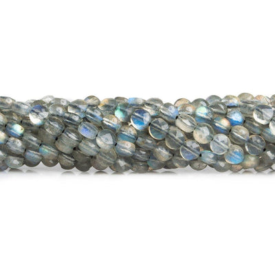 Buy 8mm Rainbow Moonstone Hand Cut Faceted Coin Beads – The Bead Traders