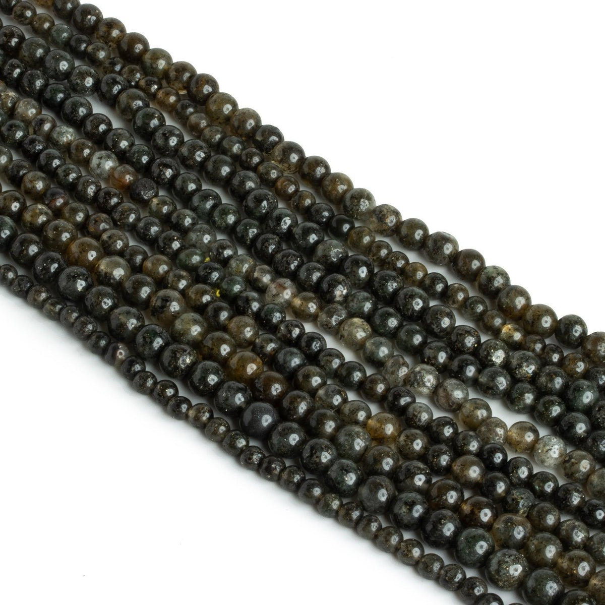 Moss Quartz Handcut Rounds - Lot of 10 – The Bead Traders